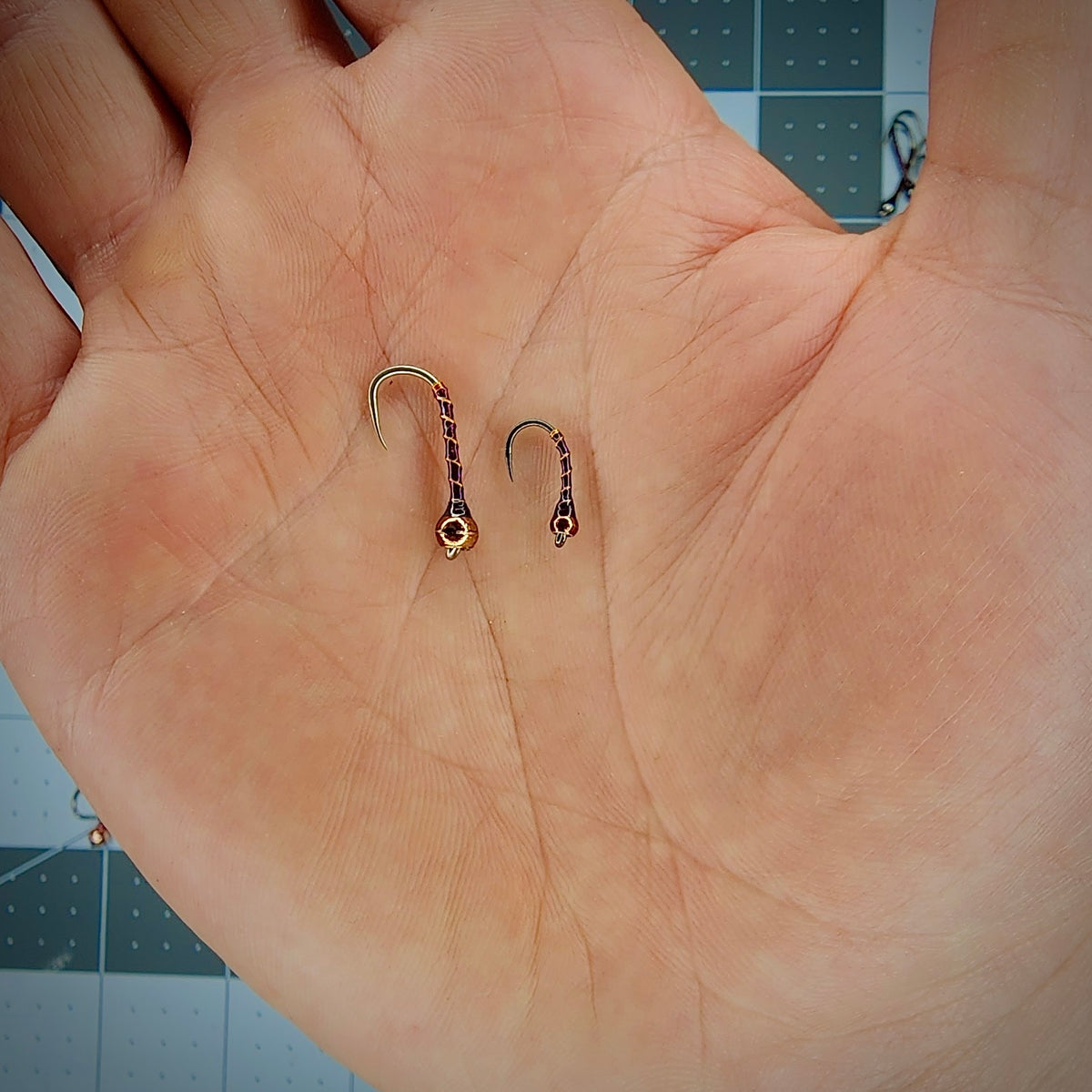 Copper Wino Midge- 5 pack best midge fly for Pyramid Lake – Trout Trap Flies