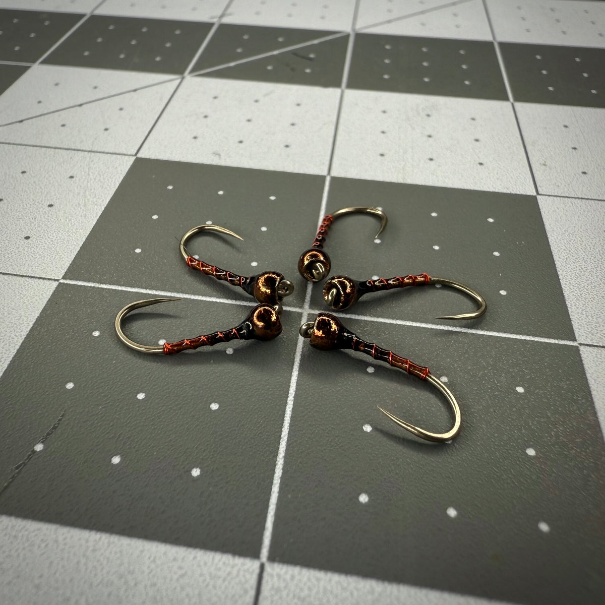 Pyramid Lake Hot Chocolate Midge Fly Pattern- 5 Pack – Trout Trap Flies